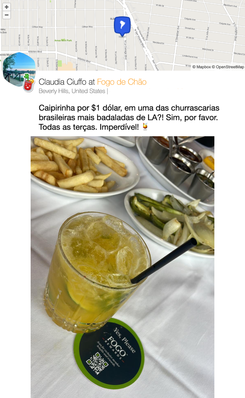 Brasil em LA: Comida boa merece repeteco. Nossas escolhas brasileiras ...